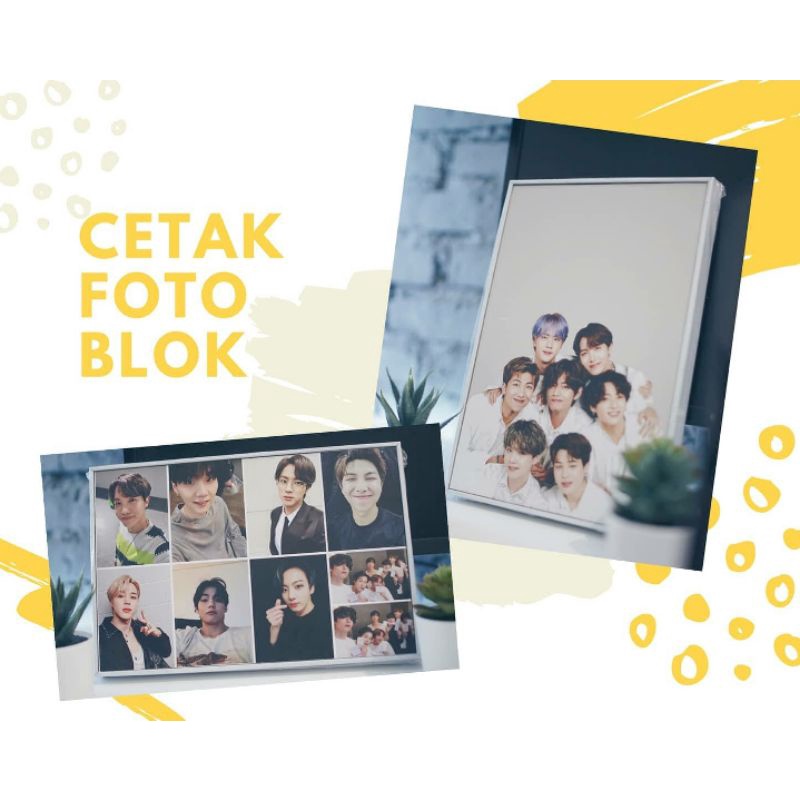 Jual CETAK FOTO 8R / 8RP FRAME BLOK / BLOCK KAYU MINIMALIST - CUSTOM ...