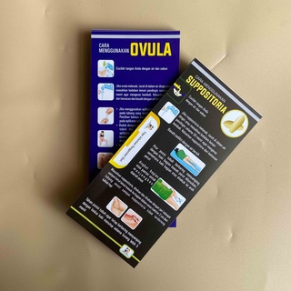 Jual Flyer cara penggunaan Ovula dan Suppositoria, Poster kesehatan ...