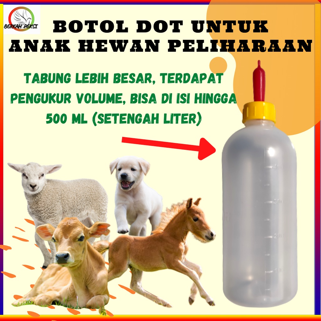Jual BOTOL DOT UNTUK ANAK SAPI KAMBING ANJING KUDA TERDAPAT PENGUKUR ...