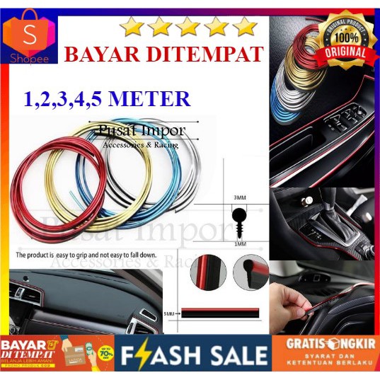 Jual LIST DEKOR INTERIOR DASHBOARD PINTU STIR MOBIL LIST DASHBOARD ...