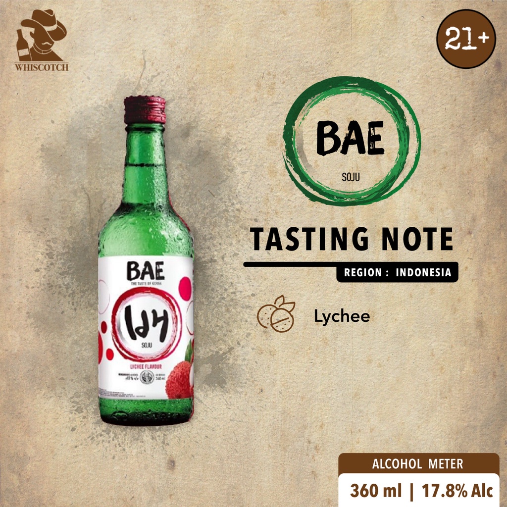 Jual BAE Soju Lychee 360 ml ABV 13% | Shopee Indonesia