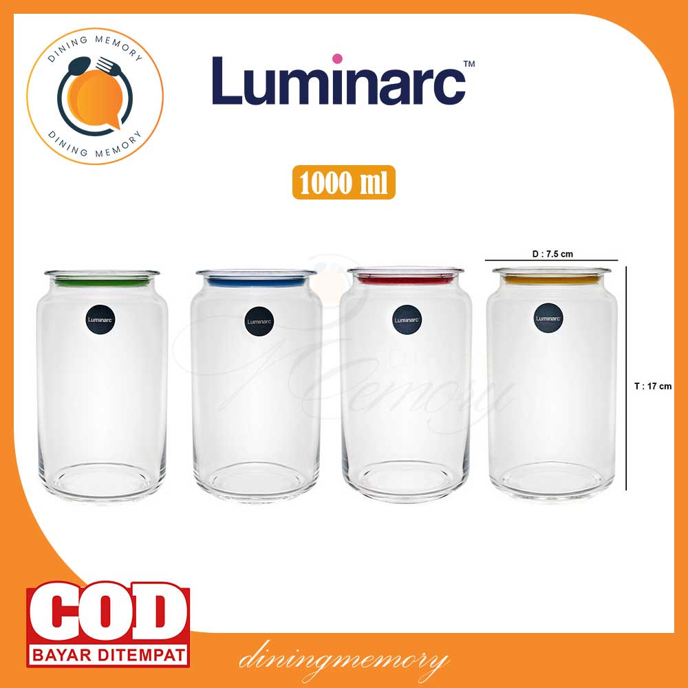 Jual Luminarc Toples Kue Rondo Silicone Jar 1000ml Per Pcs | Shopee ...