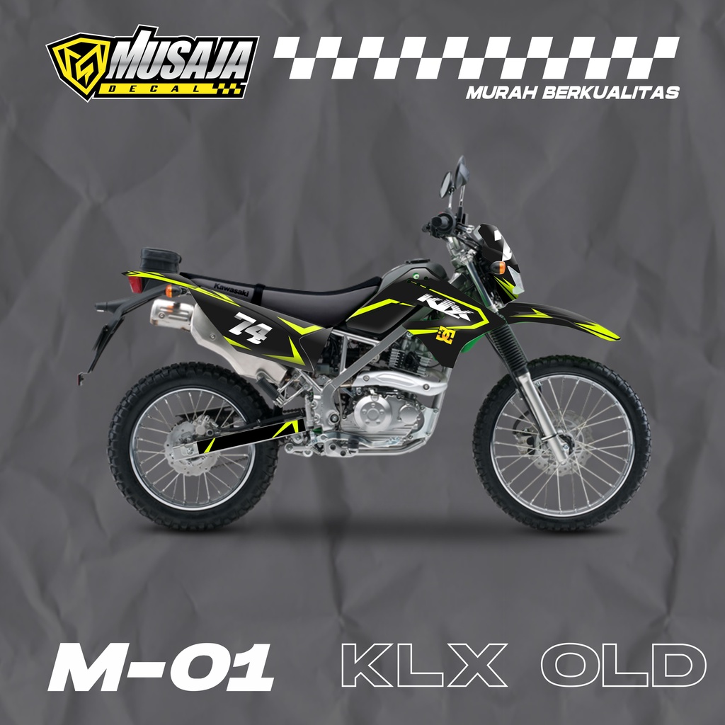 Jual Decal klx 150 l full body motif hijau hitam elegan - dekal klx old ...