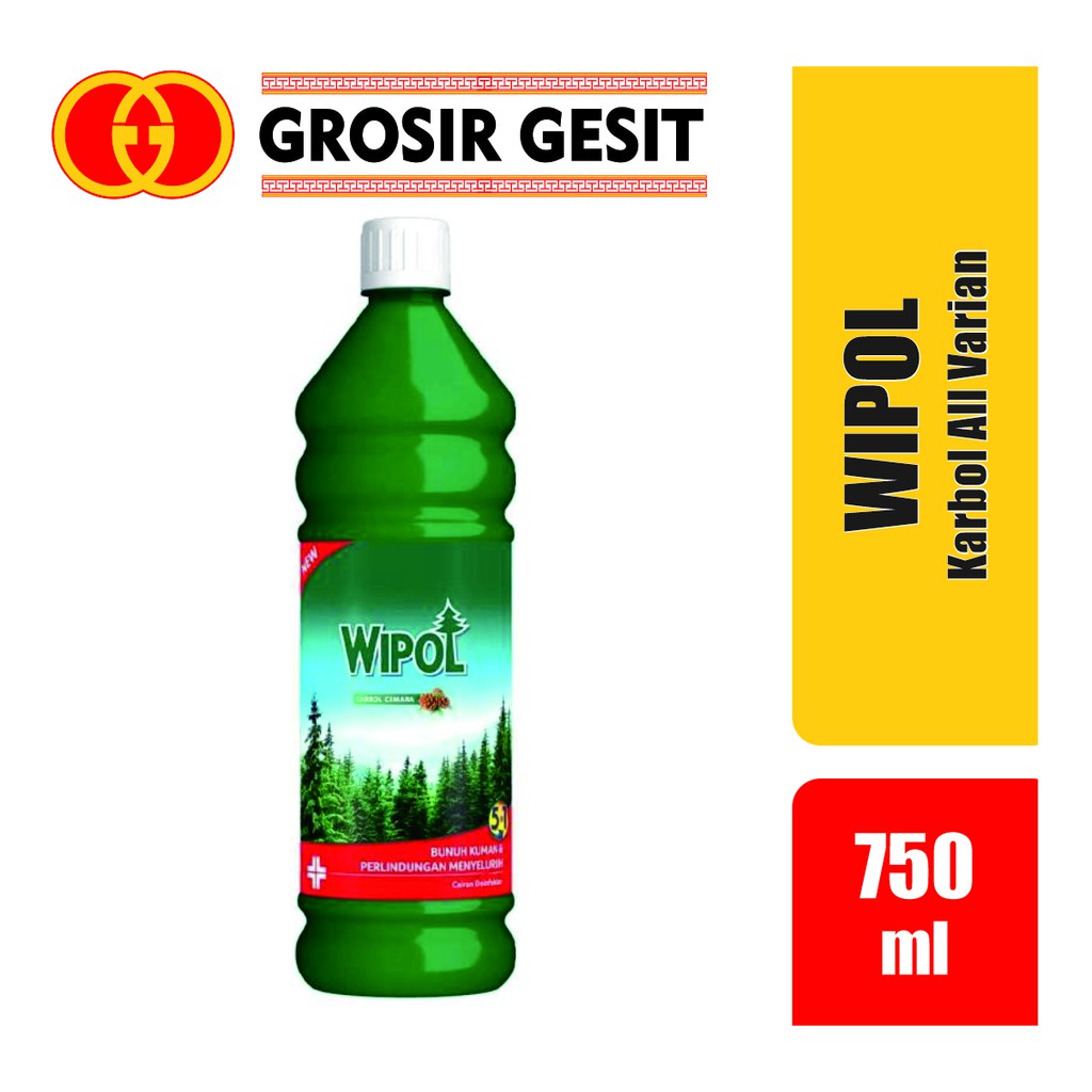 Jual Wipol Pel Lantai Karbol Cemara 750 Ml Botol | Shopee Indonesia