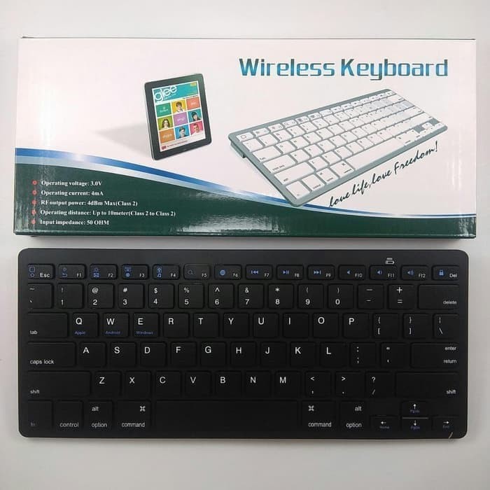 Jual KEYBOARD BLUETOOTH BK-3001 KEYBOARD WIRELESS | Shopee Indonesia