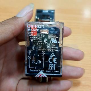 Jual Relay OMRON MKS2P 220V 220 Volt VAC Original 8 Pin Indonesia|Shopee Indonesia
