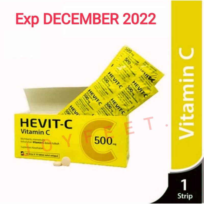 Jual HEVIT C Vitamin C 500mg (10 tablet) | Shopee Indonesia