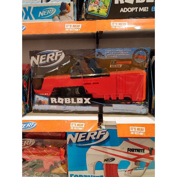 Jual Nerf Roblox MM2 shark seeker dart blaster original | Shopee Indonesia