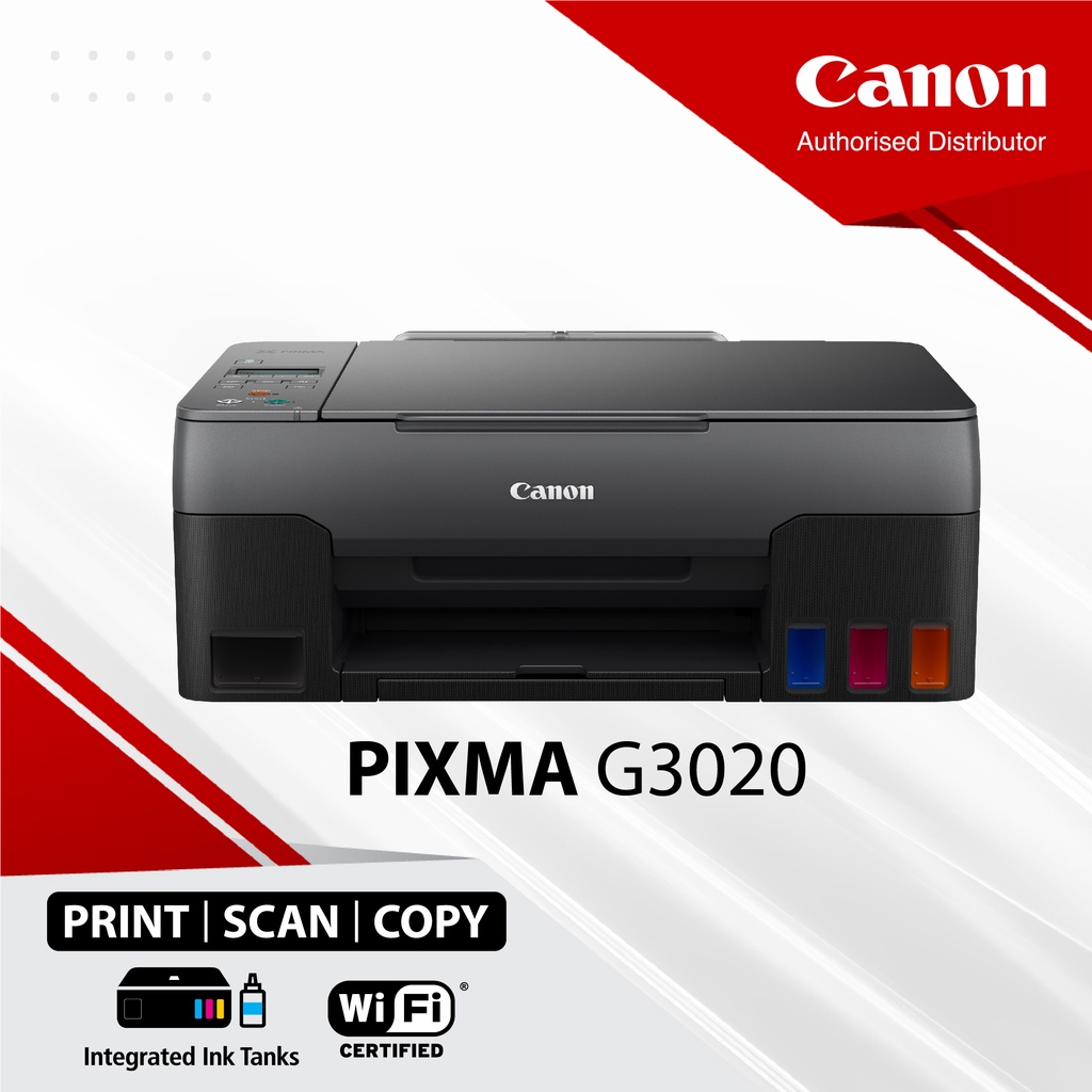 Jual Canon Inkjet Printer PIXMA G3020 (print, scan, copy) - WIFI ...
