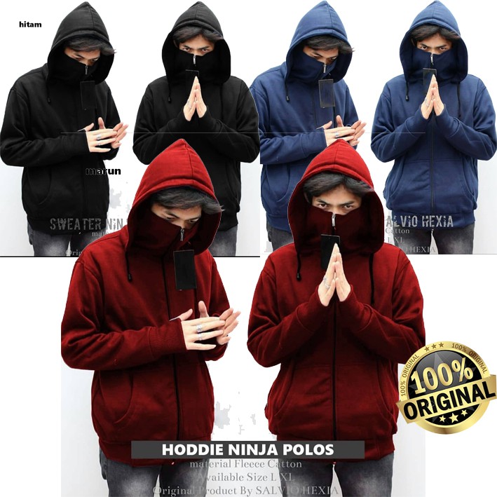 Jual JAKET NINJA MARON BLACK NAVY Indonesia|Shopee Indonesia