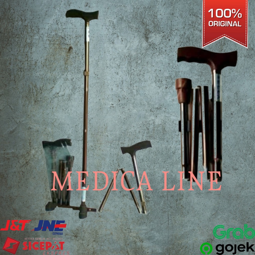 Jual Tongkat Orang Tua Lipat Onemed | Shopee Indonesia