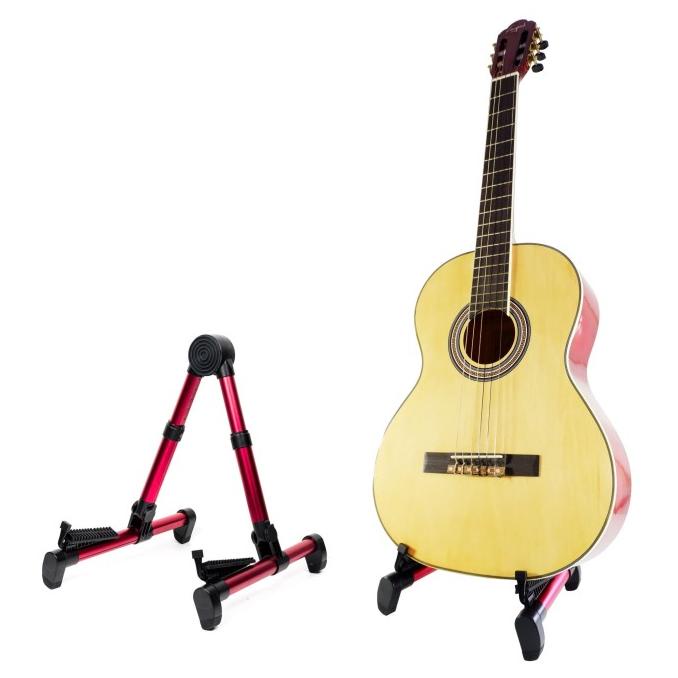 Jual Stand Gitar Lipat Akustik Dan Gitar Bass Giant Gs-10 Merah Red ...
