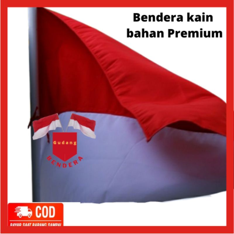 Jual Bendera merah putih Bendera Indonesia kain katun | Shopee Indonesia
