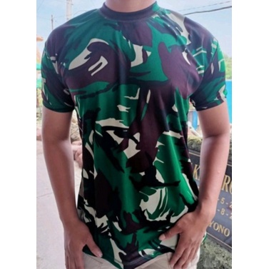 Jual Kaos Loreng Pria Baju Kaos Doreng Baju Kaos Loreng TNI Kaos Hijau Botol Kaos Army | Shopee ...