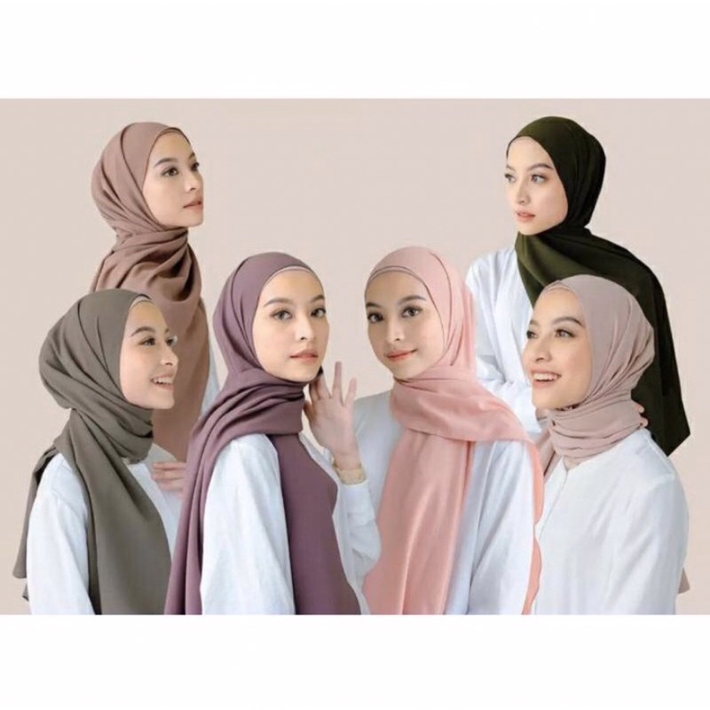 Jual PASHMINA INNER 2 IN 1 PASHMINA MELAYU | Shopee Indonesia