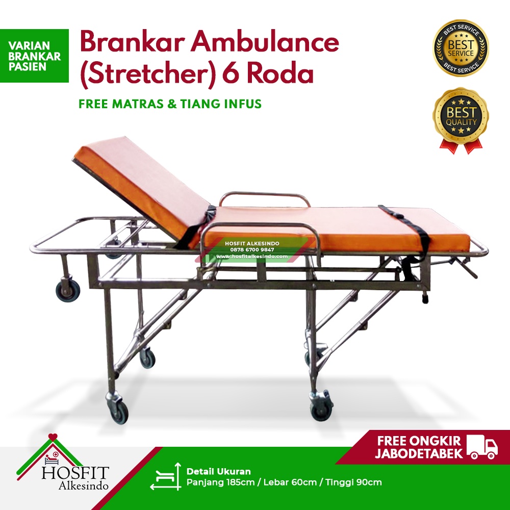 Jual BRANKAR AMBULANCE - STRETCHER AMBULANCE | Shopee Indonesia