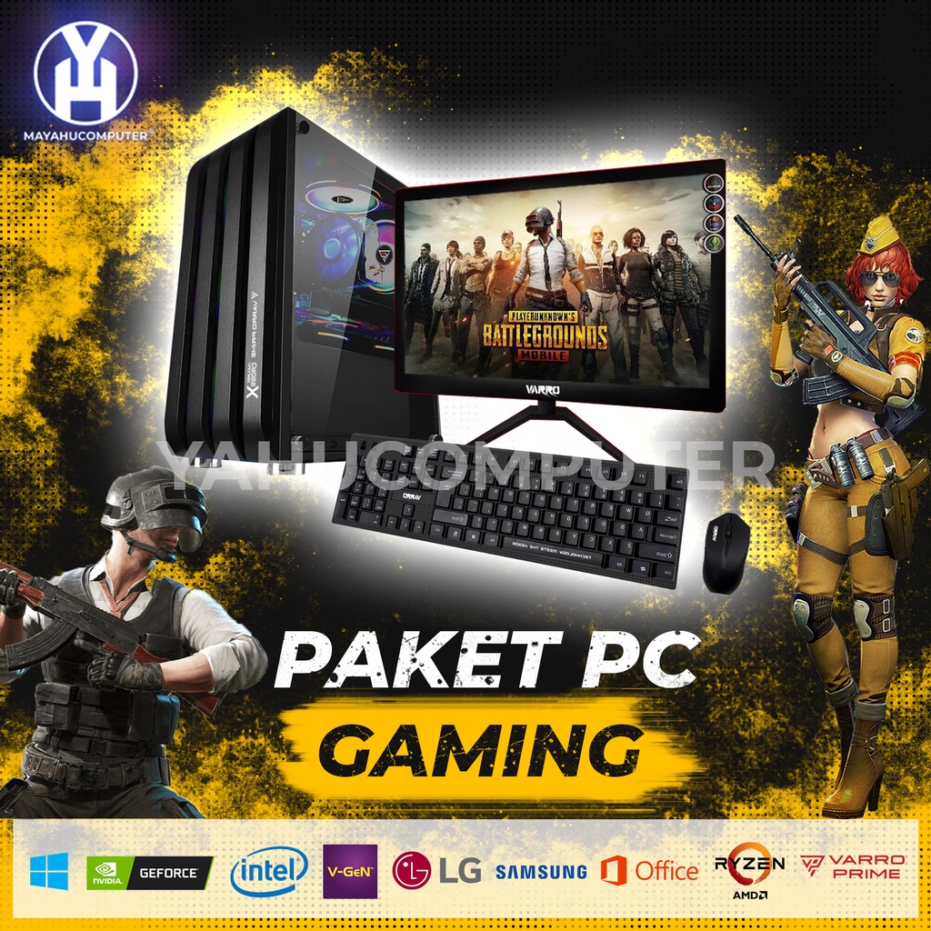 Jual Pc Gaming I3 10100f Gen 10 Fullset Pc Gaming I3 Gen 10 Vga Ddr5 Ram 16gb Hdd 500gb