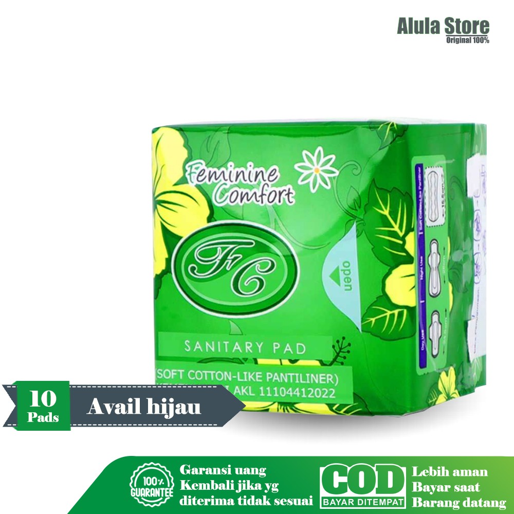 Jual AVAIL PANTYLINER HIJAU PEMBALUT WANITA HARIAN DATANG BULAN ...