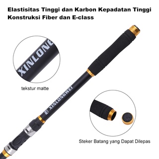 Jual Joran Pancing Carbon Fiber Sea Fishing Rod 2.1M-3.6M/7 Tongkat ...