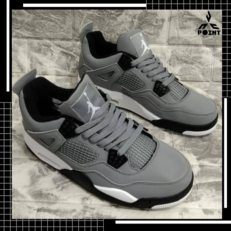 Jual Sepatu Sneakers Jordan 4 Cool Grey (BNIB) | Shopee Indonesia