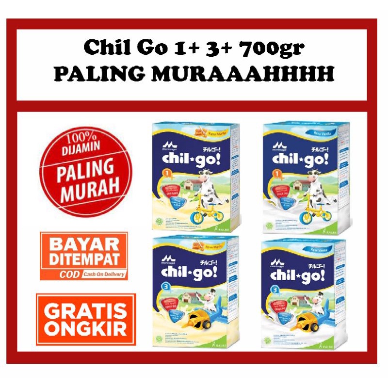 Jual Morinaga Chil Go 1+ 3+ 700gr | Morinaga Chil Go 1+ Madu | Morinaga ...