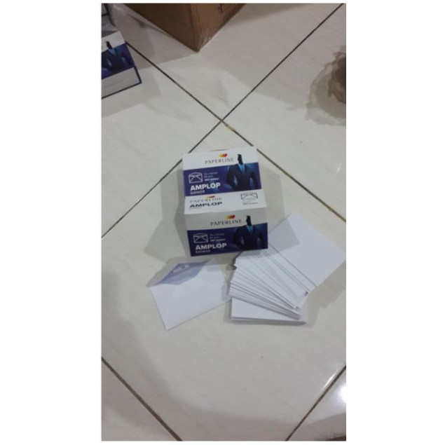 Jual Amplop PAPERLINE Banker Kecil Uk 70x110mm - isi 100lbr | Shopee ...