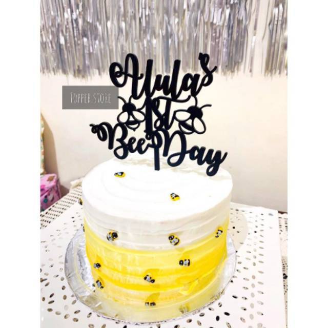 Jual CUSTOM TOPPER KUE AKRILIK + ICON | CAKETOPPER | Shopee Indonesia
