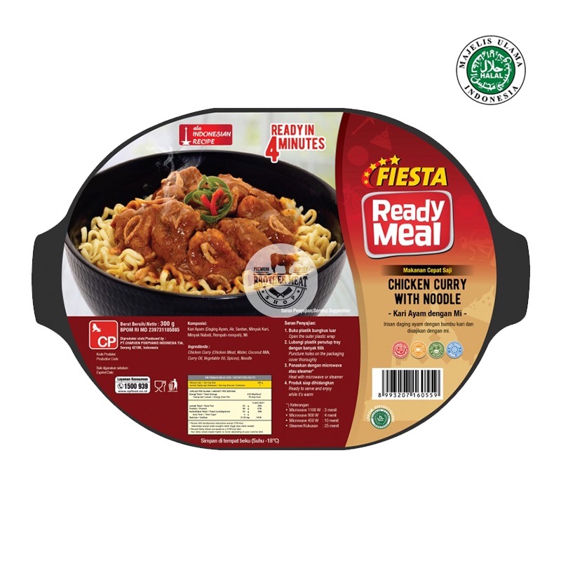 Jual FIESTA Ready Meal Chicken Curry With Noodle 320gr Indonesia|Shopee ...