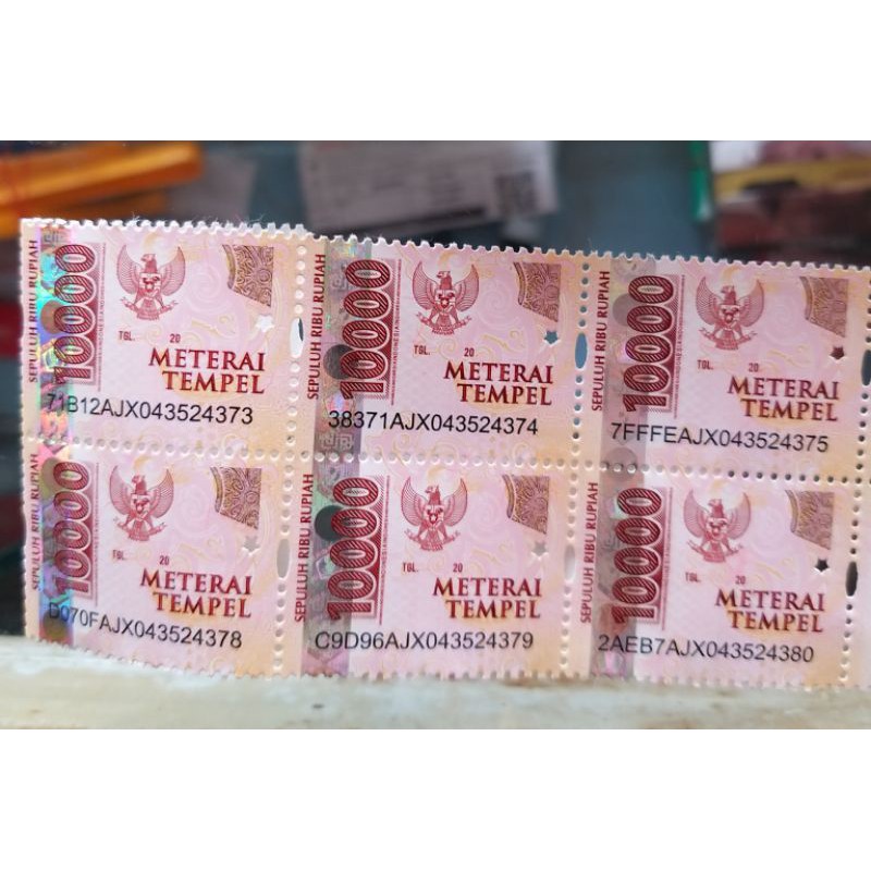 Jual MATERAI 10.000 stamp pos Indonesia|Shopee Indonesia