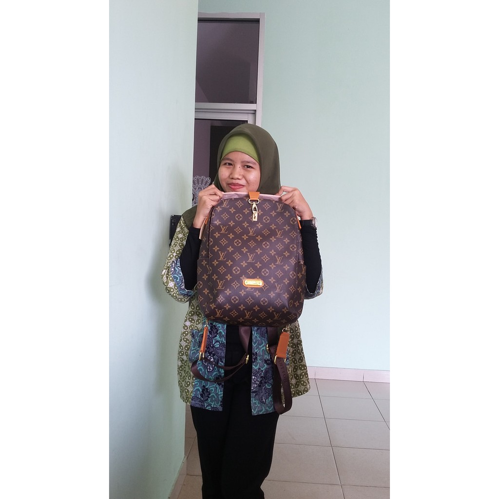 Jual Tas RanseL Wanita LV Import Murah ( 3 Fungsi) | Shopee Indonesia