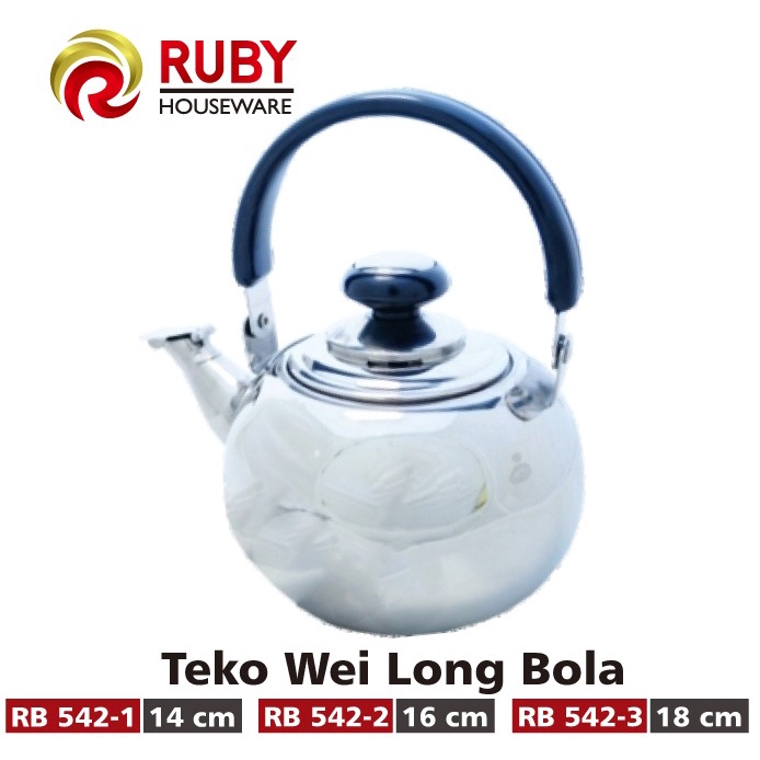 Jual RUBY Teko Listrik/Teko Bunyi/Kettle Weilong RB-542 | Shopee Indonesia