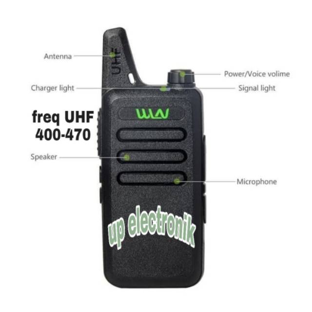 HT WLAN WALKIE TALKIE NEW FREQ UHF 400-470 | Shopee Indonesia