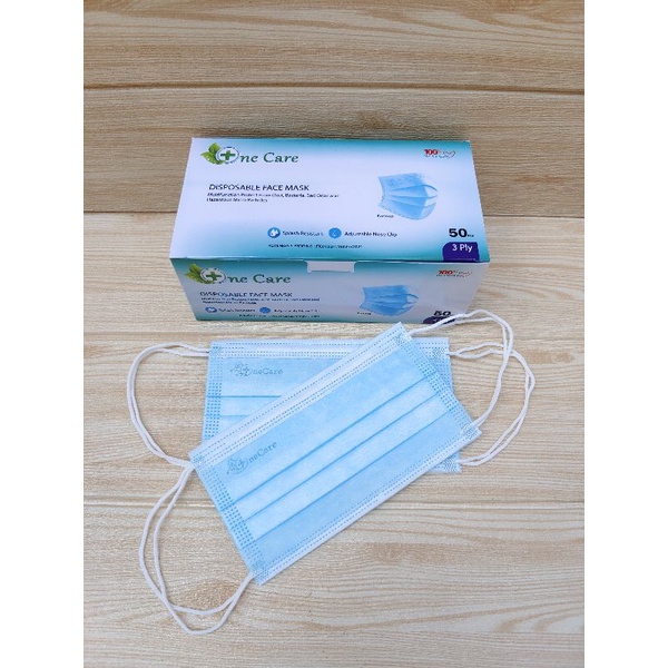 Jual Masker 3 Ply Isi 50 Pcs One Care Shopee Indonesia