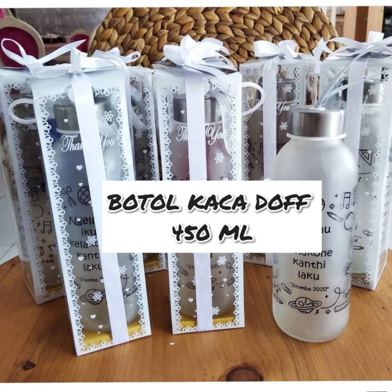 Jual BOTOL KACA DOFF 450 ML | Shopee Indonesia