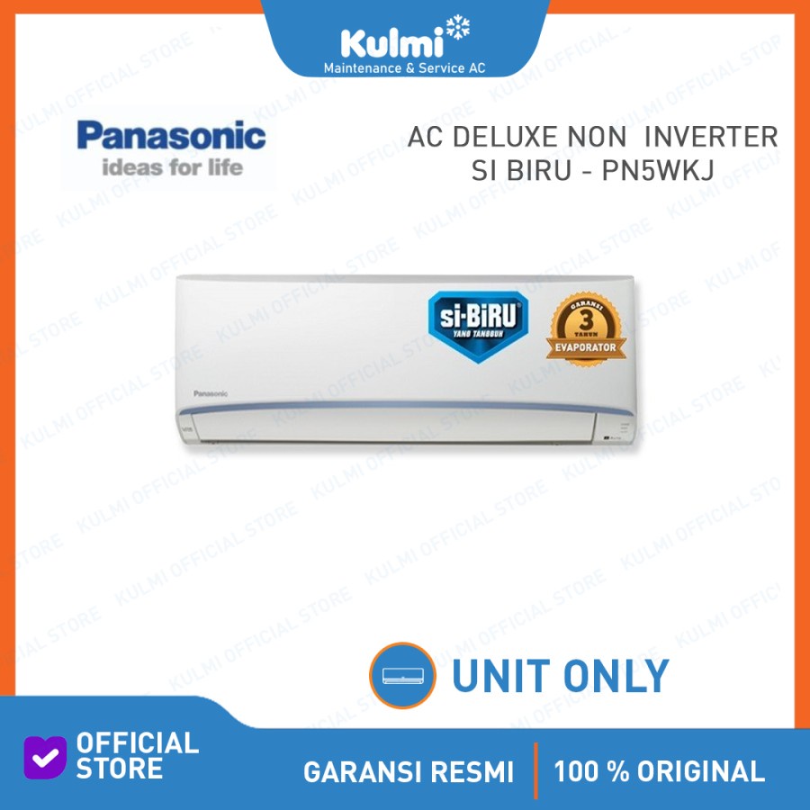 Jual AC PANASONIC CS/CU PN 5WKJ DELUXE NON INVERTER ( Unit Only ) | Shopee Indonesia