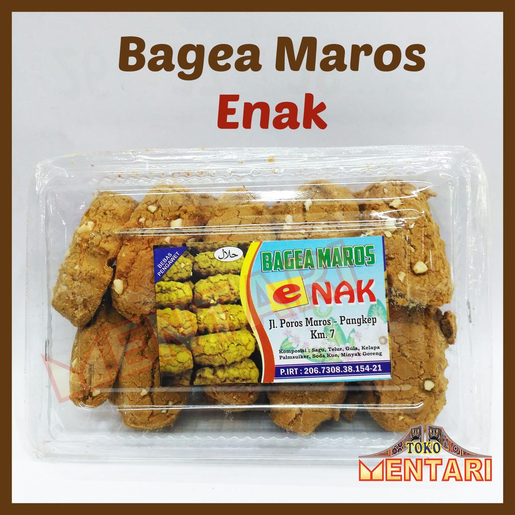 Jual Kue Bagea Kacang Maros - Enak Cemilan Khas Makassar | Shopee Indonesia