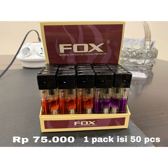 Jual Korek Gas FOX FL - 905 1 pack isi 50 pcs | Shopee Indonesia