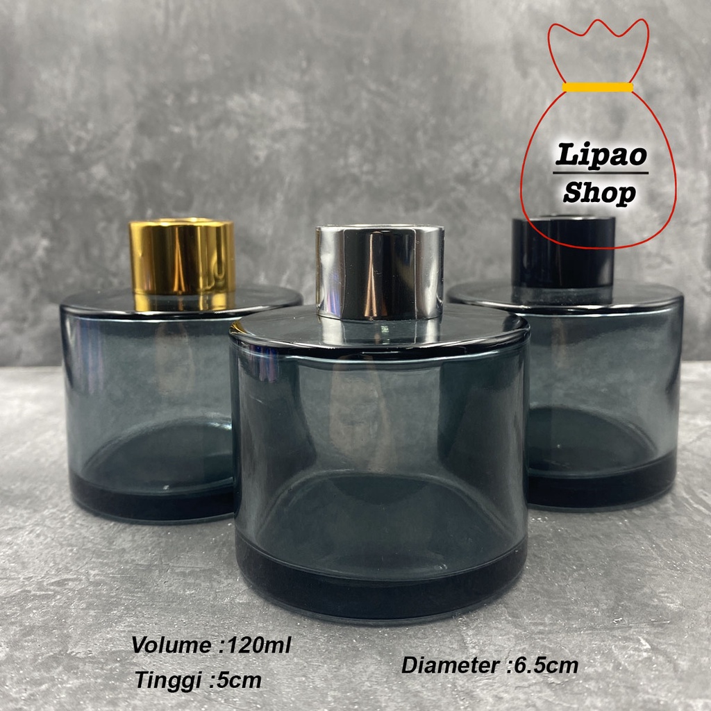 Jual Botol Reed Diffuser 120ml BIRU Transparan Kaca Tebal Aromatherapy ...