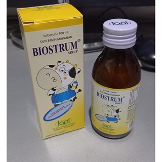 Jual Biostrum sirup multvitamin Zinc DHA dan cod liver oil untuk daya ...
