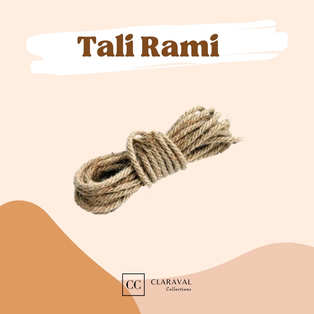 Tali Rami 3ply / Tali Goni 3 Ply Meteran / Tali Jerami Eceran / Tali ...