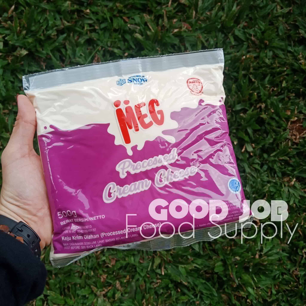 Jual MEG CHEESE Processed Cream Cheese 500g Halal | Shopee Indonesia