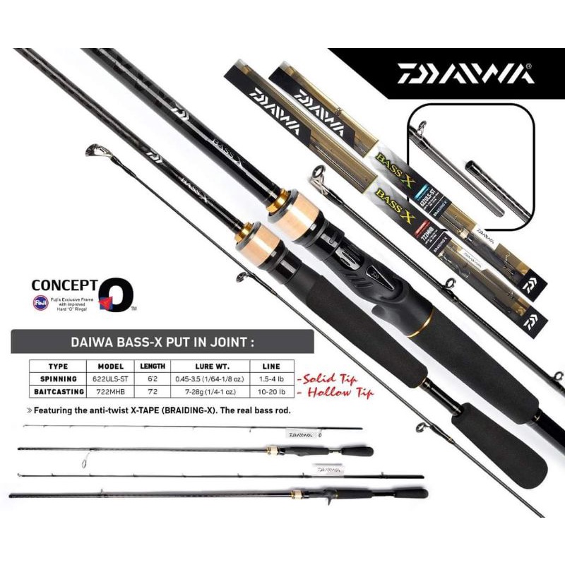 Jual JORAN BC DAIWA BASS X FUJI BRAIDING X JDM SERIES | Shopee Indonesia