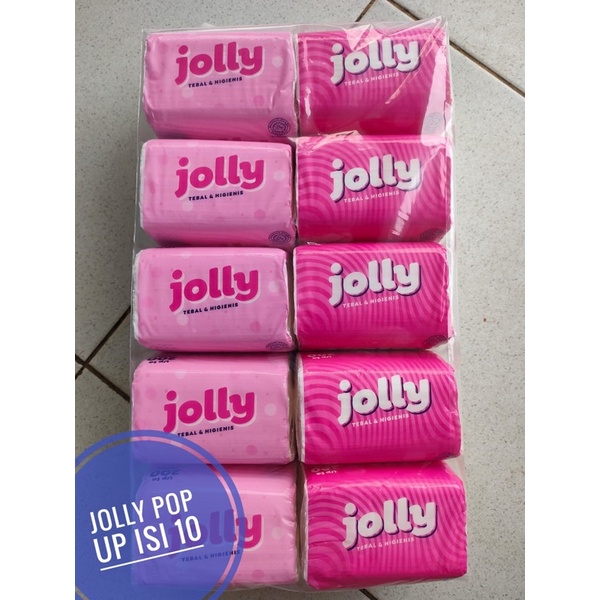 Jual Tisu Kuliner Jolly Pop Up Tissue Makanan 90 gram (10 pack ...