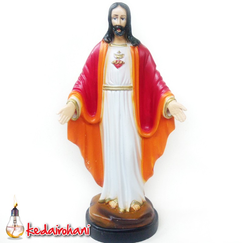 Jual Patung Yesus Tangan Terbuka 26 cm Hiasan Unik Arca Rohani | Shopee ...