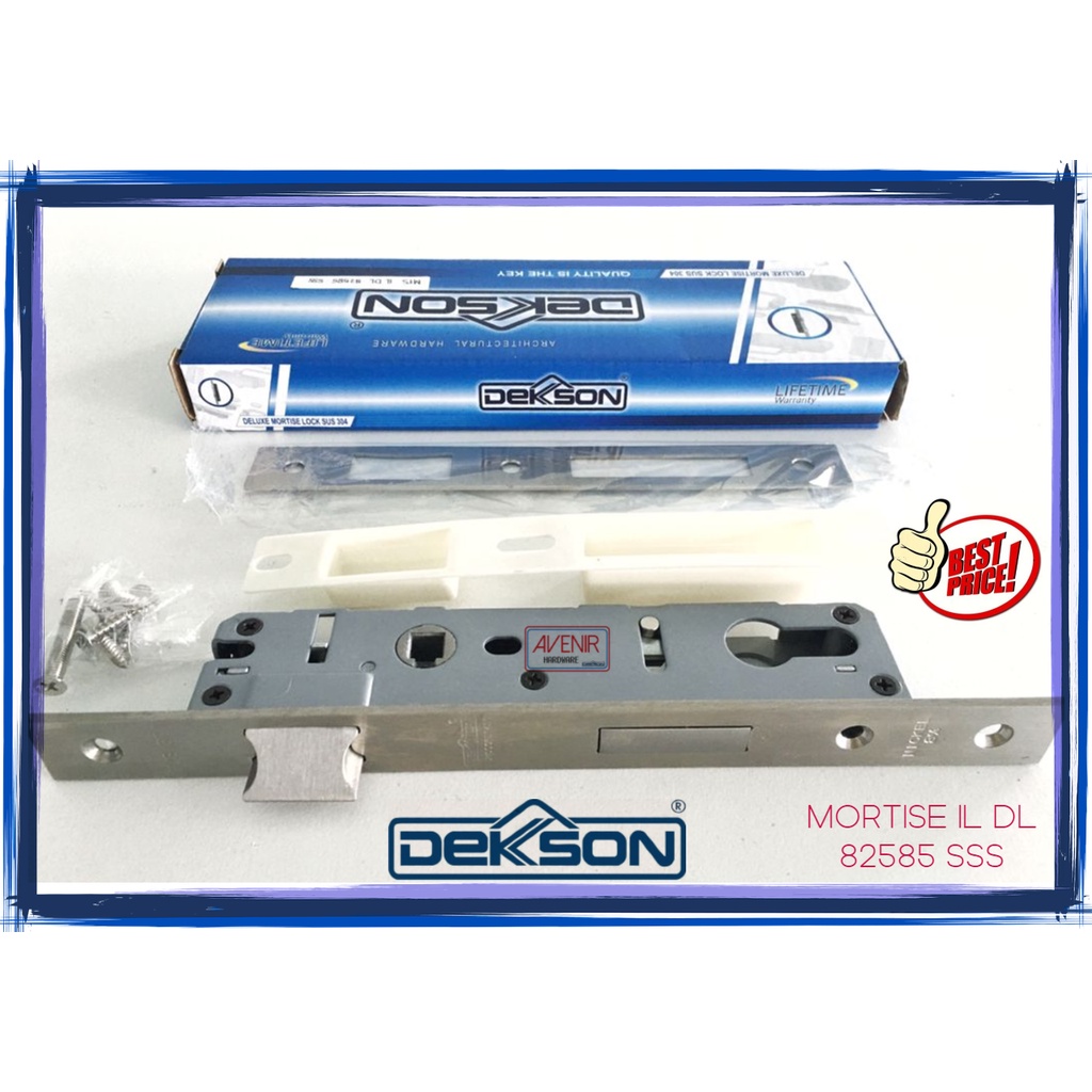 Jual Mortise Lock Dekkson Lockcase Dekkson MTS IL DL 82585 SSS Bodi ...