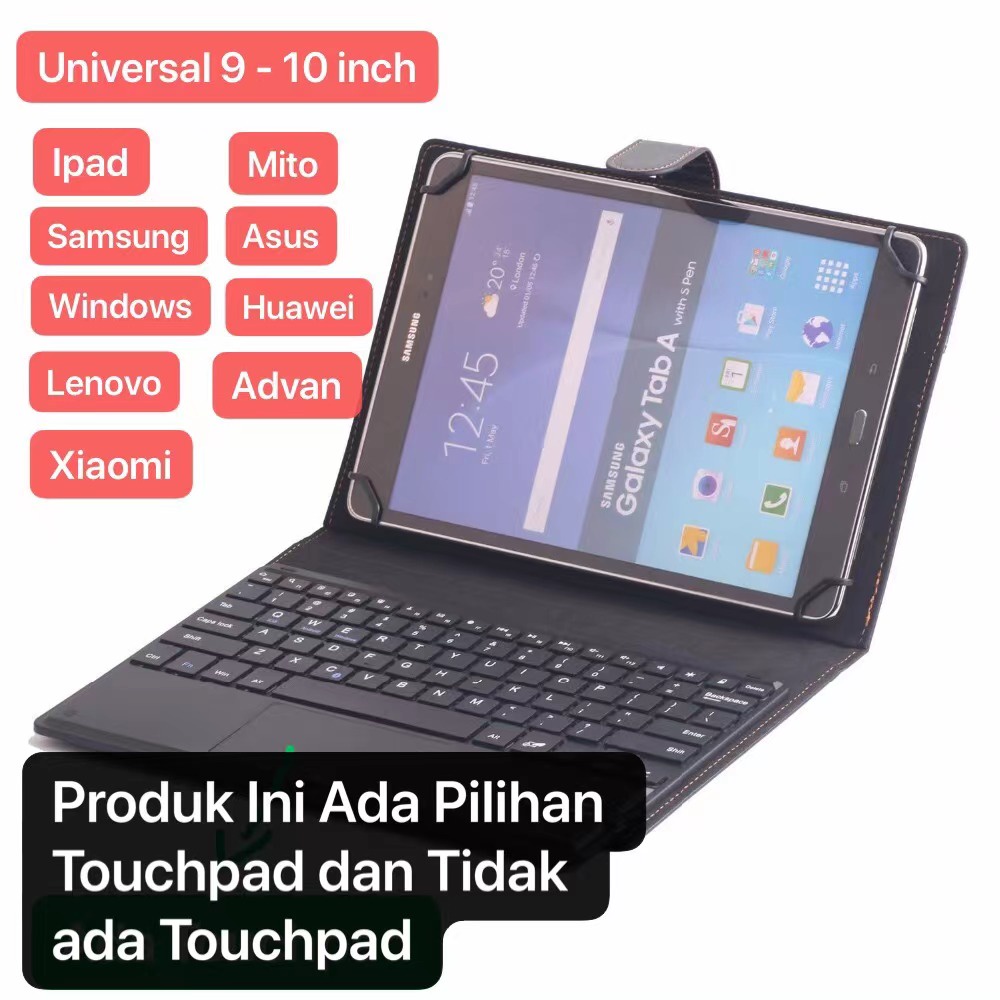 Jual Sarung Tablet Universal Ukuran 9 - 10 inch Ada Paket Plus Keyboard ...