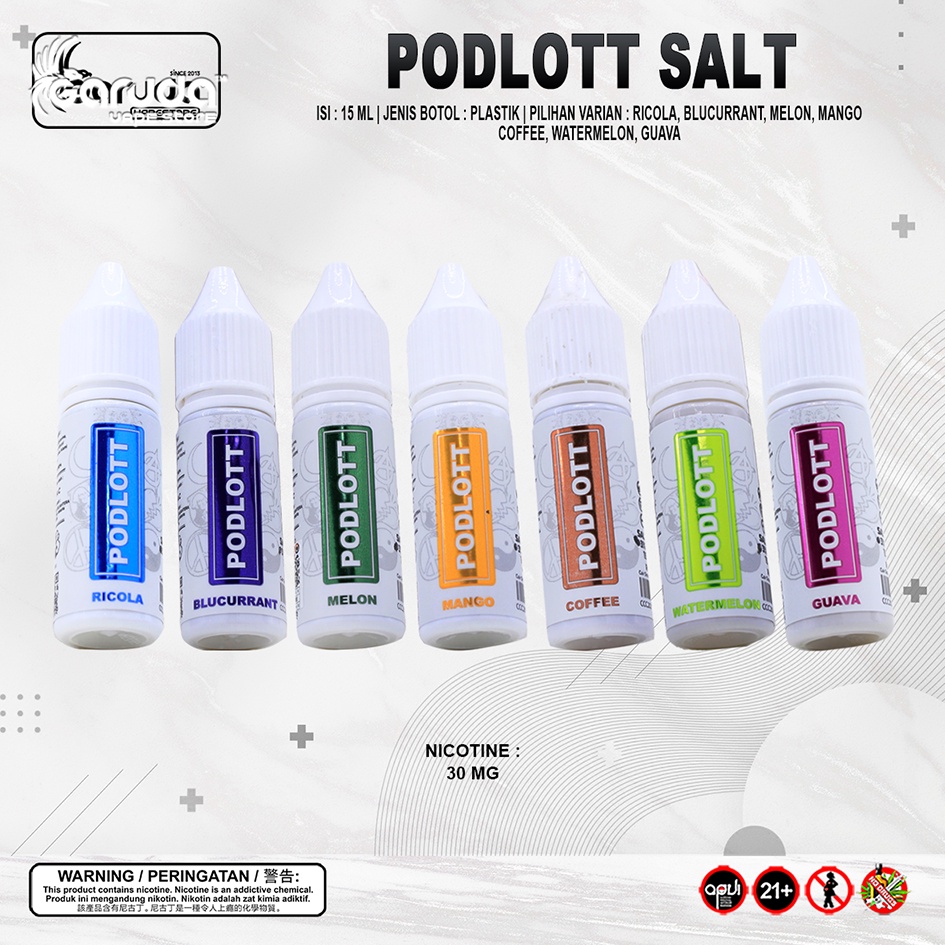 Jual Podlott Saltnic Liquid by Tigac 15ml Bercukai | Shopee Indonesia