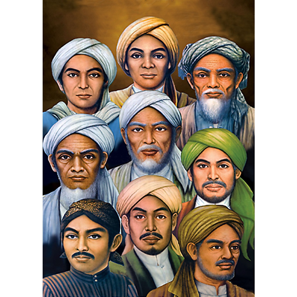 Jual ASTONE POSTER A4 POSTER Walisongo / poster sembilan wali ... Jual ASTONE POSTER A4 POSTER Walisongo / poster sembilan wali ...