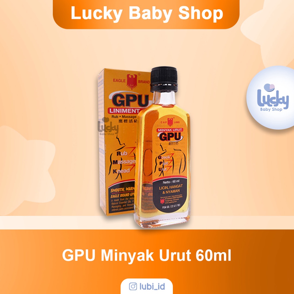 Jual Cap Lang Gpu Liniment Minyak Urut 60 Ml | Shopee Indonesia