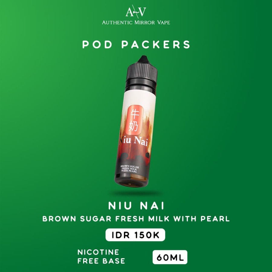 Jual Niu Nai 60ML by PodPackers x Rhomedal 100% Authentic - LF | Shopee ...